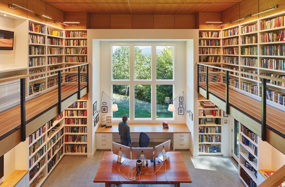 Exterior Two Story Library